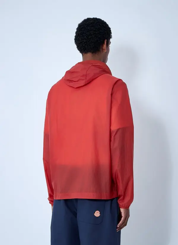 Moncler Hamlin Zip-up Hooded Jacket With Logo Patch