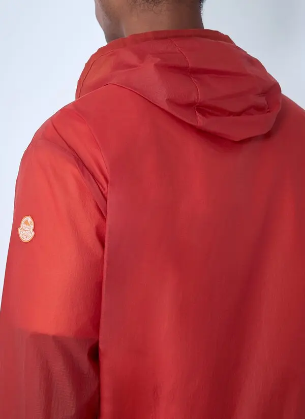 Moncler Hamlin Zip-up Hooded Jacket With Logo Patch