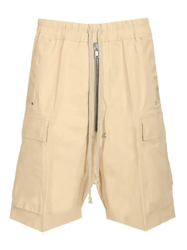 Rick Owens Cargobela Cotton Blend Cargo Shorts