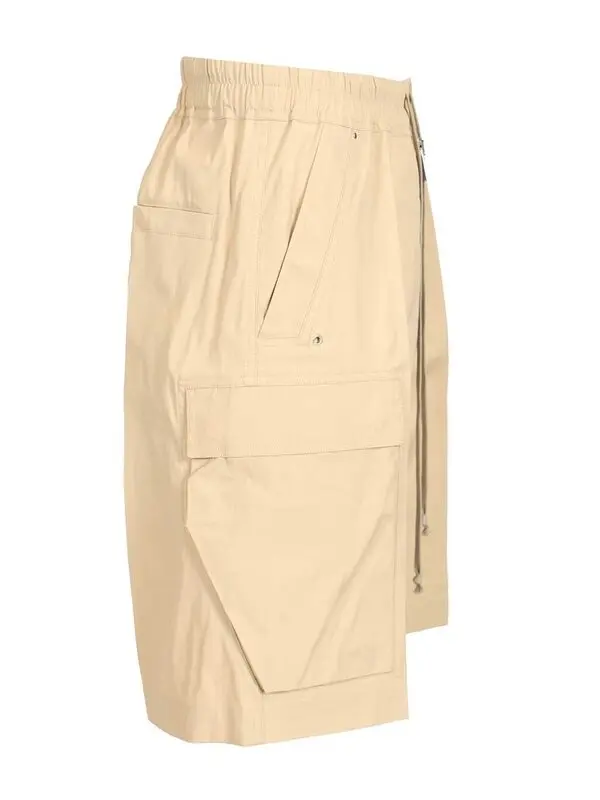 Rick Owens Cargobela Cotton Blend Cargo Shorts