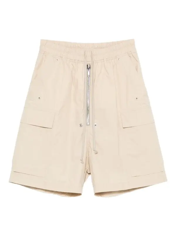 Rick Owens Cargobela Cotton Blend Cargo Shorts