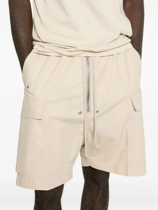 Rick Owens Cargobela Cotton Blend Cargo Shorts