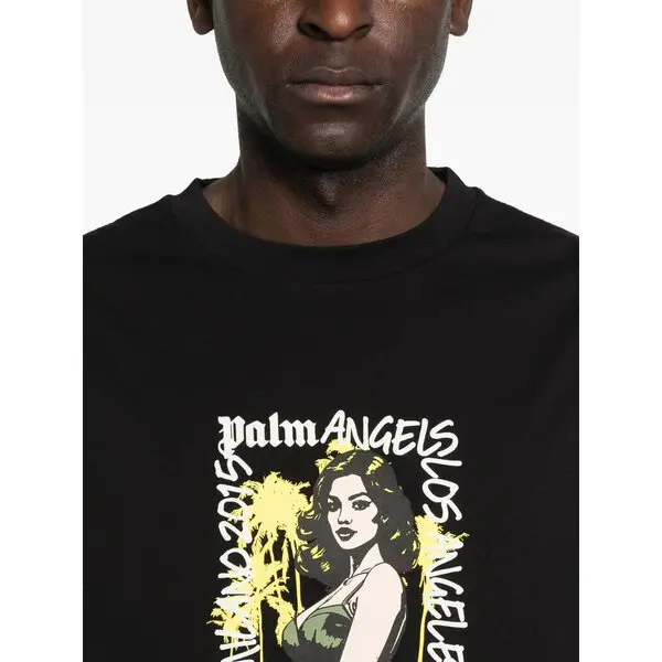 Palm Angels T-shirts & Vests T-shirts - Black