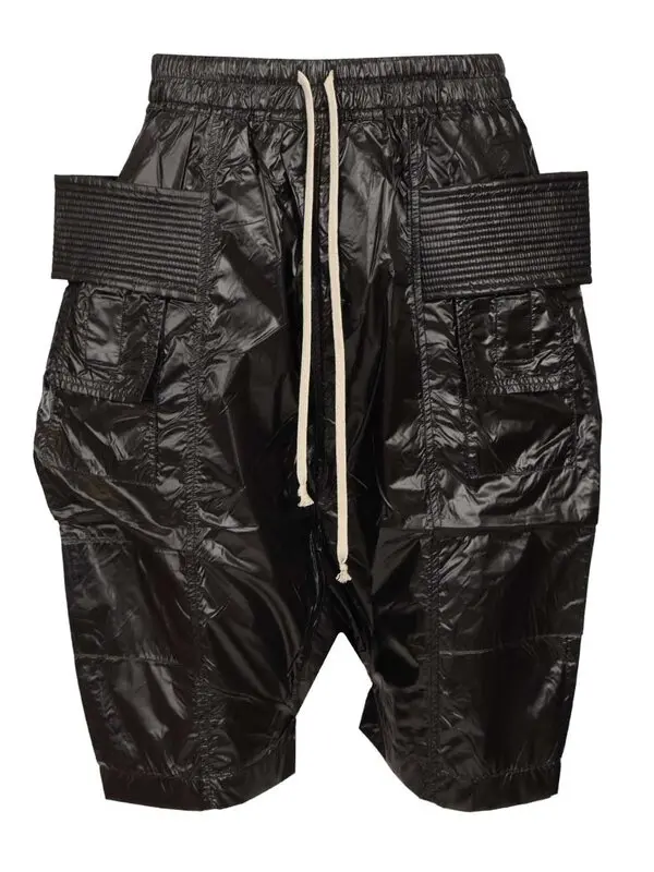 Rick Owens Creatch Cargo Shorts - Black