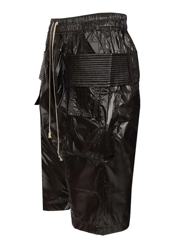 Rick Owens Creatch Cargo Shorts - Black
