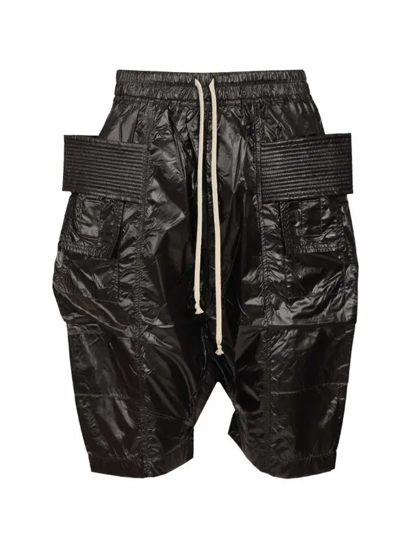 Rick Owens Creatch Cargo Shorts - Black