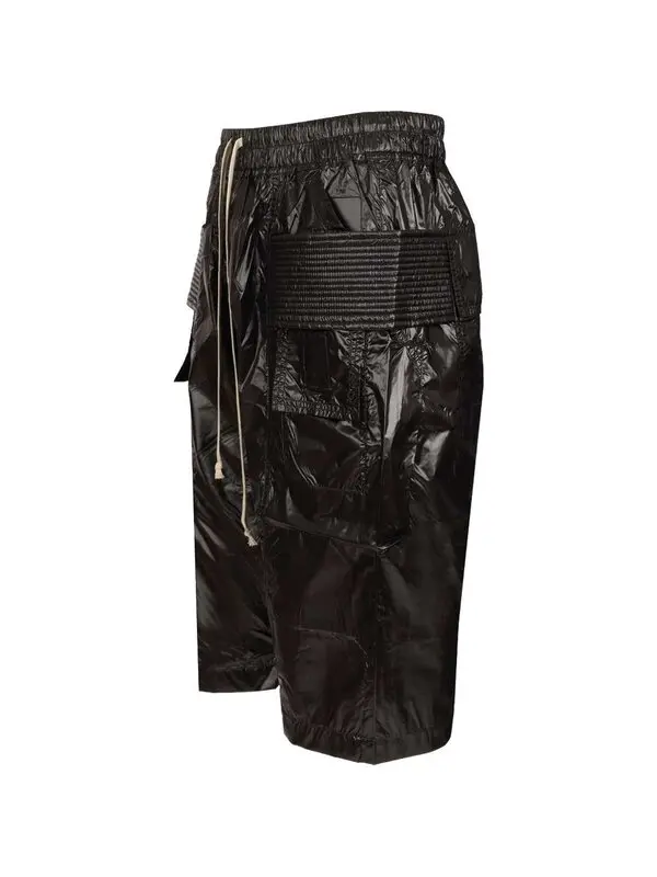 Rick Owens Creatch Cargo Shorts - Black