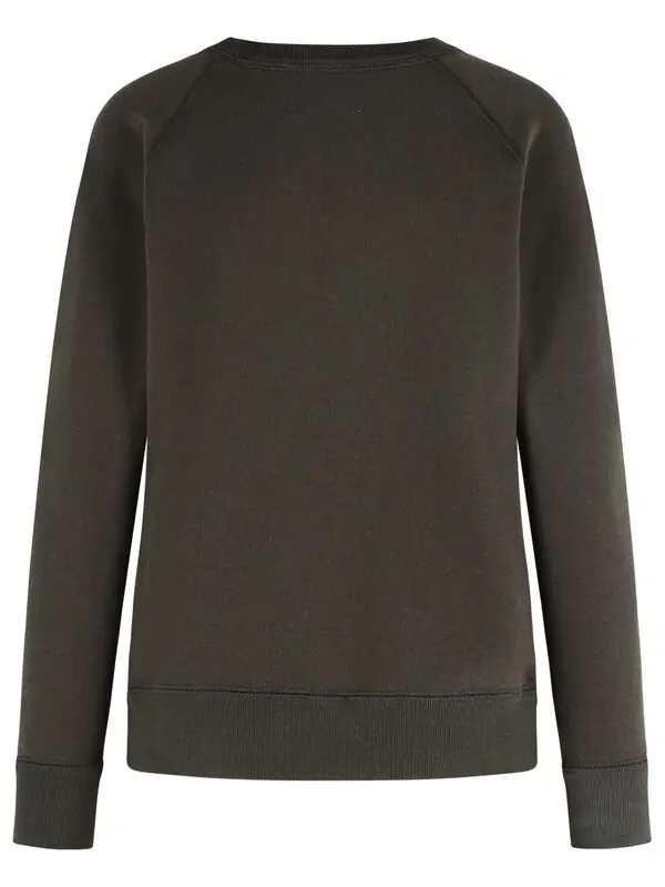 Isabel Marant Étoile Millyny" Cotton Blend Sweatshirt With Contrast Logo - Black