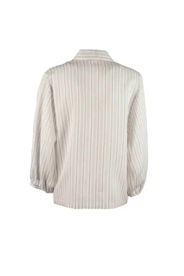 Peserico Striped Button-up Shirt