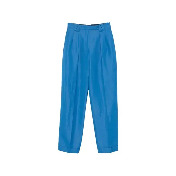 Versace Straight Trousers - Blue