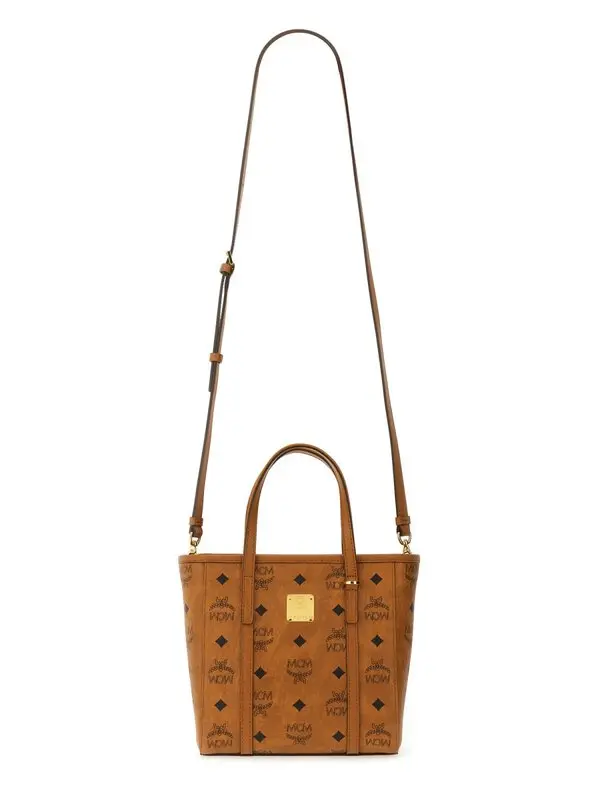 Mcm Monogrammed Tote Bag - Multicolor