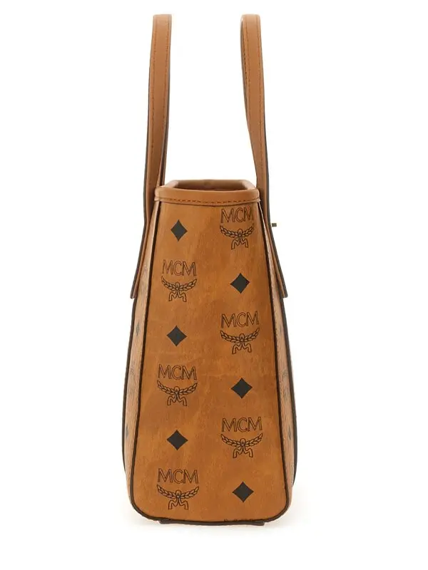 Mcm Monogrammed Tote Bag - Multicolor