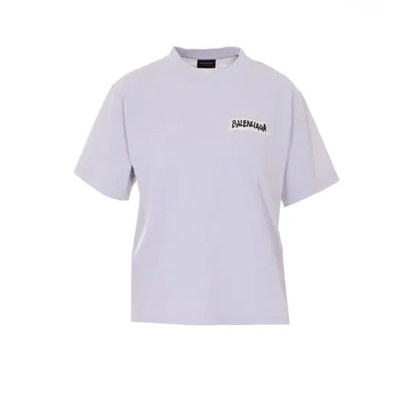 Balenciaga Masking Tape Medium Fit T-shirt - Gray