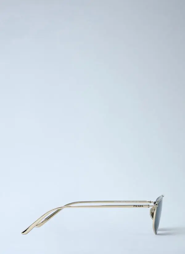 Prada Square Frame Sunglasses - Gold