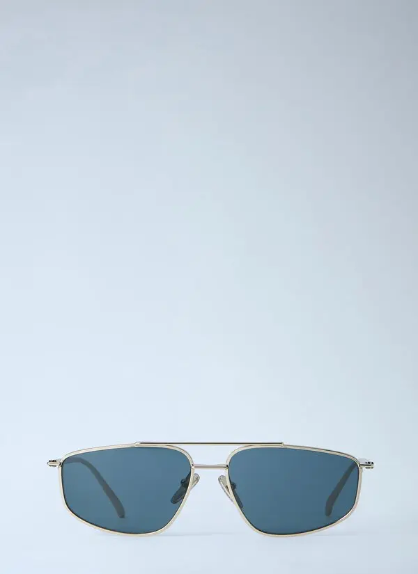 Prada Square Frame Sunglasses - Gold