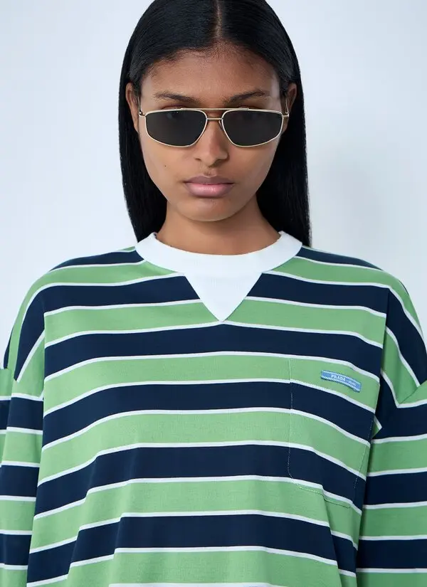 Prada Square Frame Sunglasses - Gold