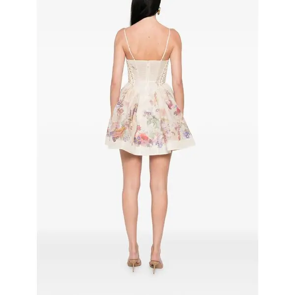 Zimmermann Floral Print Corset Dress
