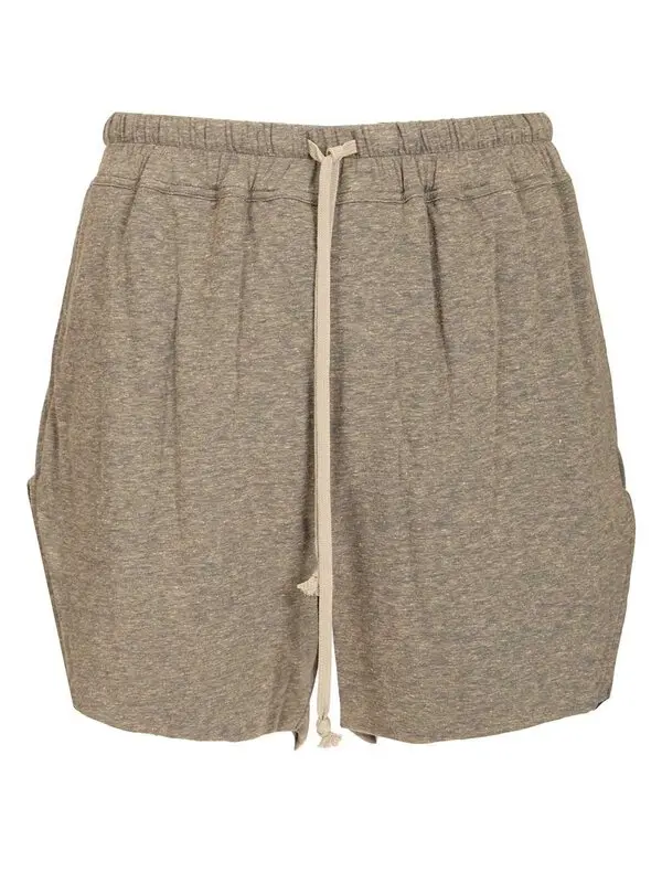 Rick Owens Jersey Boxer Shorts With Elasticated Waist - Gray