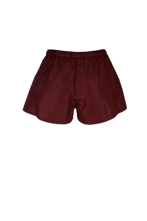 Miu Miu Elasticated Waist Shorts With Drawstring