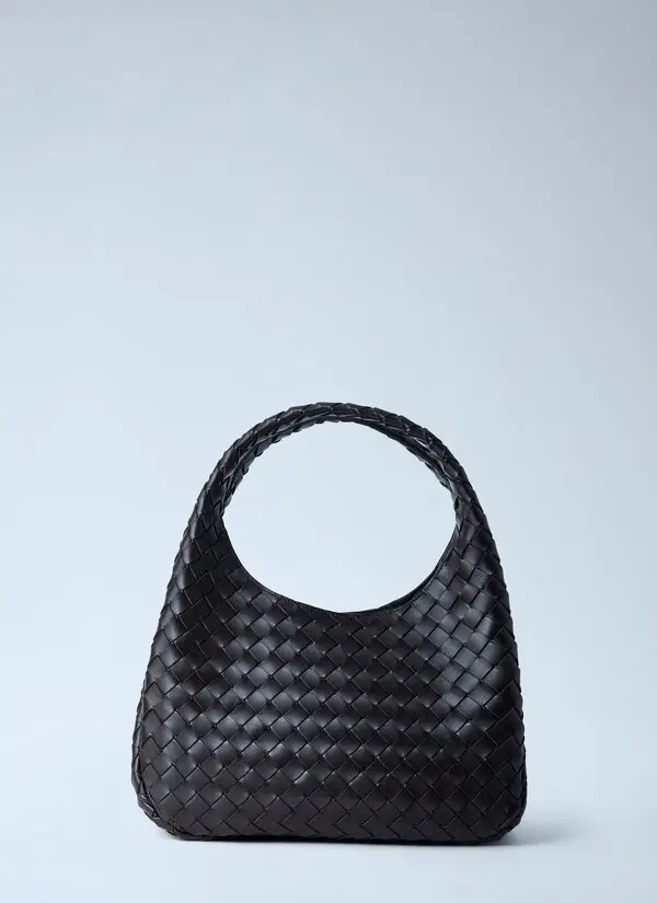 Bottega Veneta Intrecciato Leather Hobo Bag - Brown