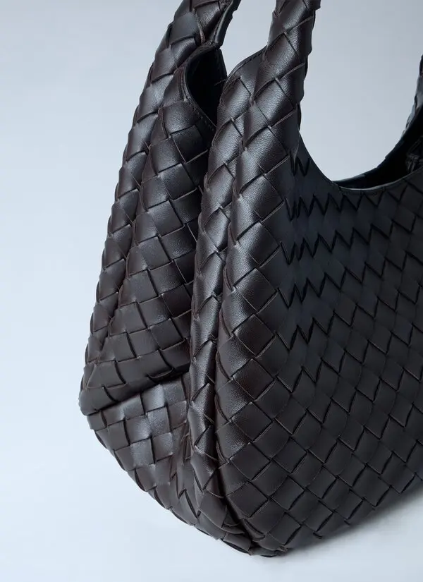 Bottega Veneta Intrecciato Leather Hobo Bag