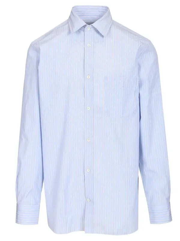 MAISON MARGIELA Tailored Striped Cotton Shirt