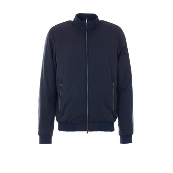 Herno Zip-up Turtleneck Jacket - Blue