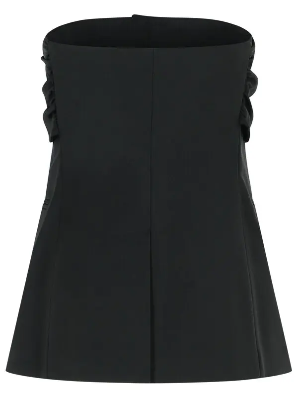 Max Mara Virgin Wool Bustier Top