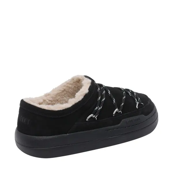 Moon Boot Suede Slip-on Slippers - Black