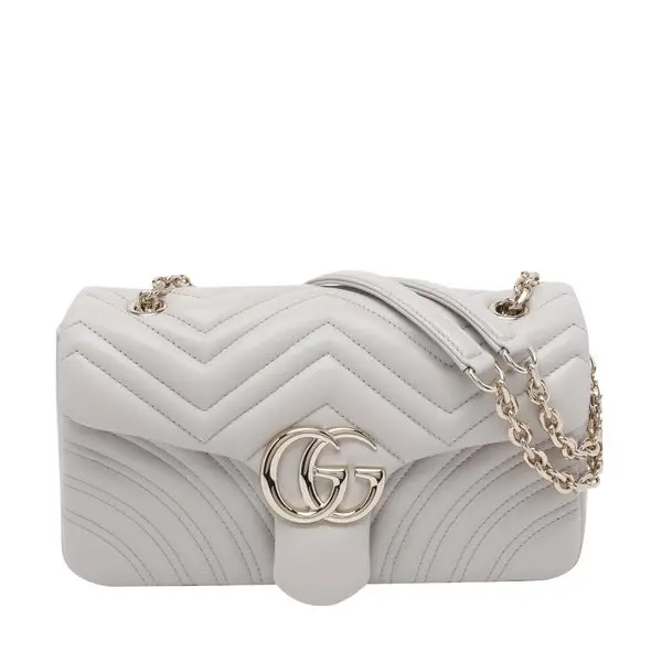 Gucci Gg Marmont Medium Shoulder Bag - Gray