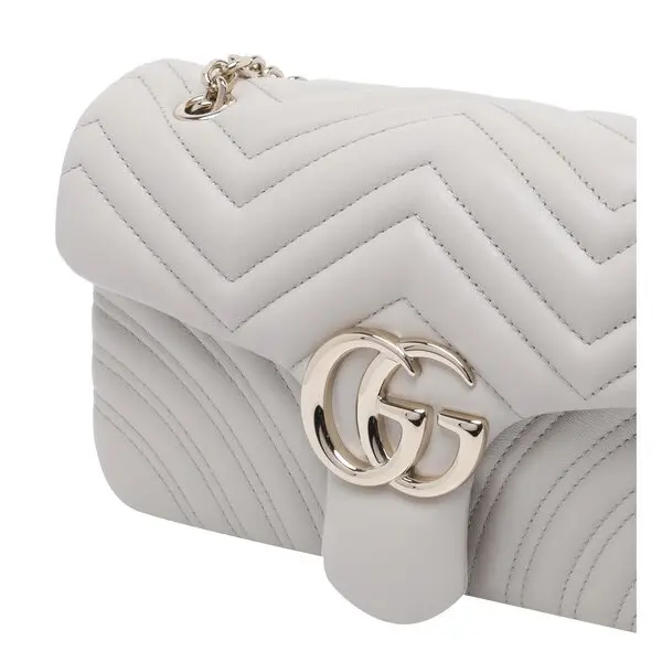 Gucci Gg Marmont Medium Shoulder Bag - Gray