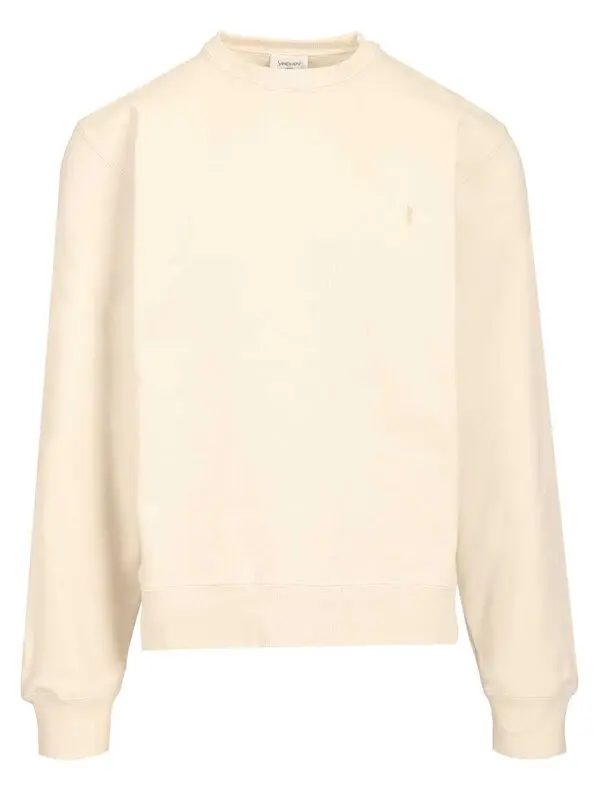 Saint Laurent Cassandre Sweatshirt - White