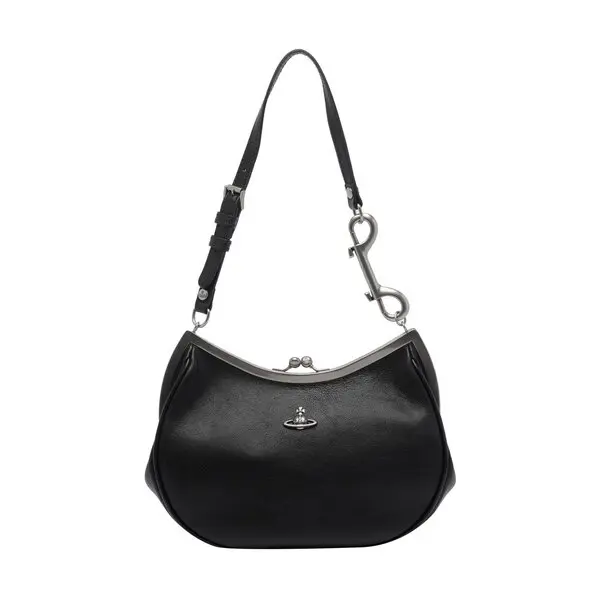 VIVIENNE WESTWOOD Charm Frame Purse - Black