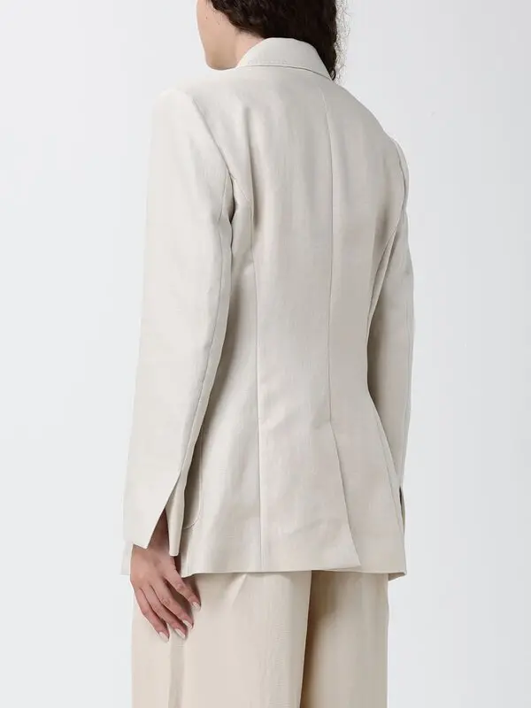 Max Mara Tailored Jacket With Embellished Sleeves