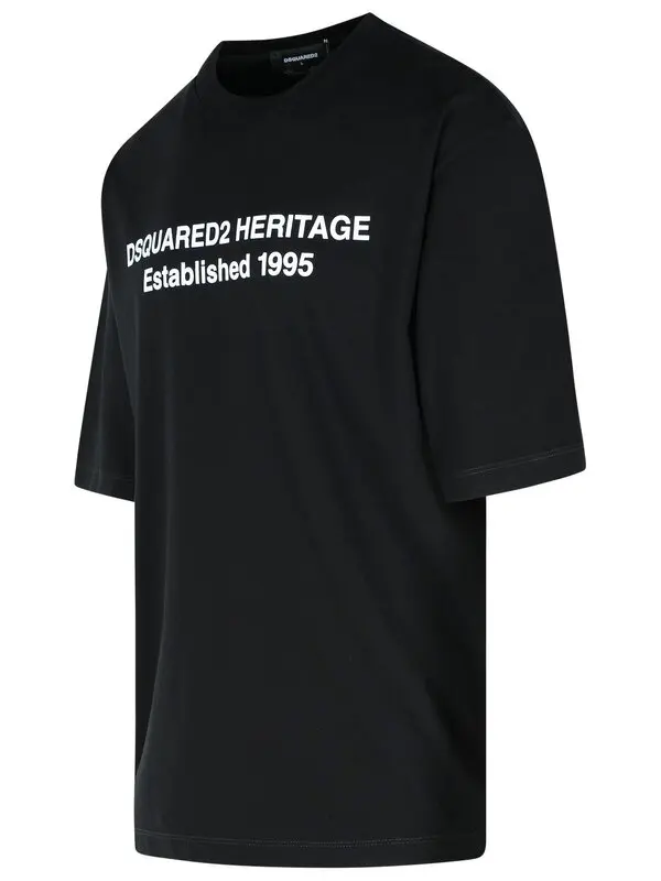 Dsquared2 Heritage' Cotton T-shirt - Black
