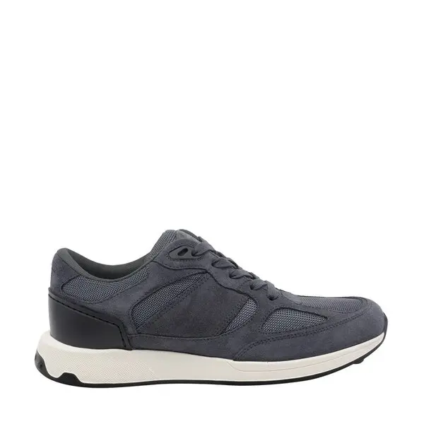 TOD'S Leather And Fabric Sneaker - Gray