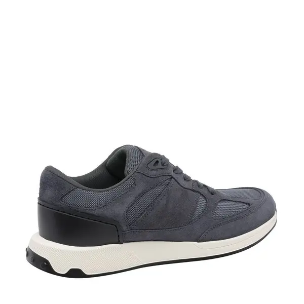 TOD'S Leather And Fabric Sneaker - Gray