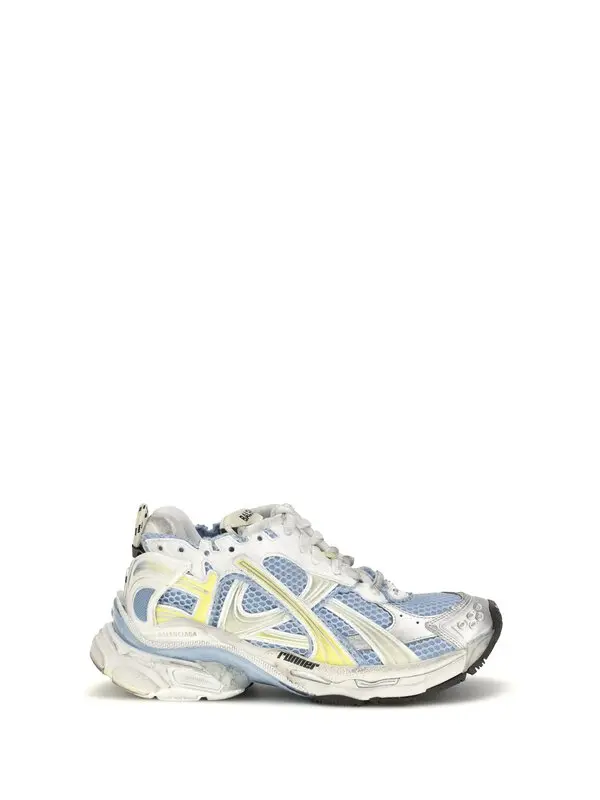 Balenciaga Runner Mesh Sneakers - Multicolor