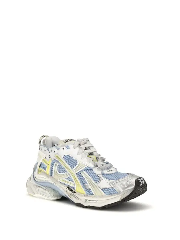 Balenciaga Runner Mesh Sneakers - Multicolor