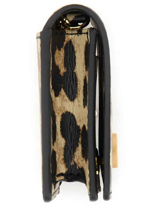 GANNI Bou Card Holder With Animal Motif - Multicolor