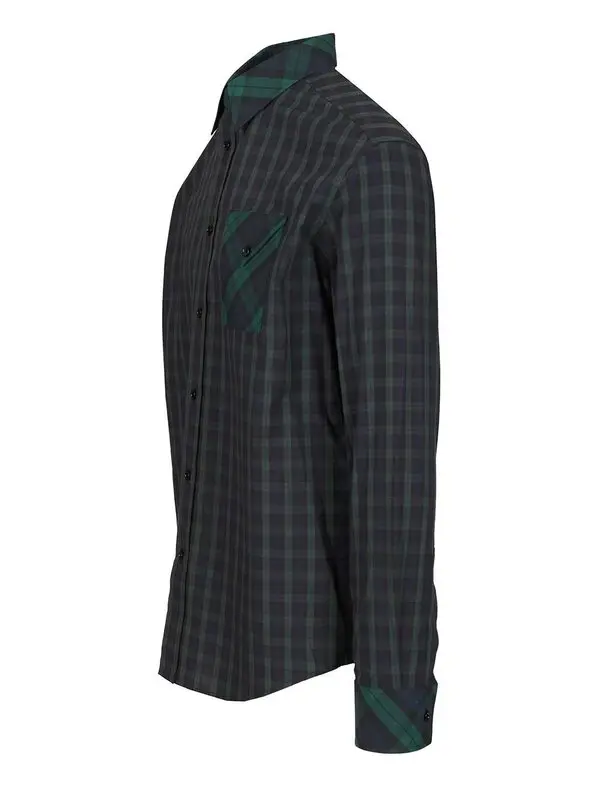 Celine Checked Cotton Shirt