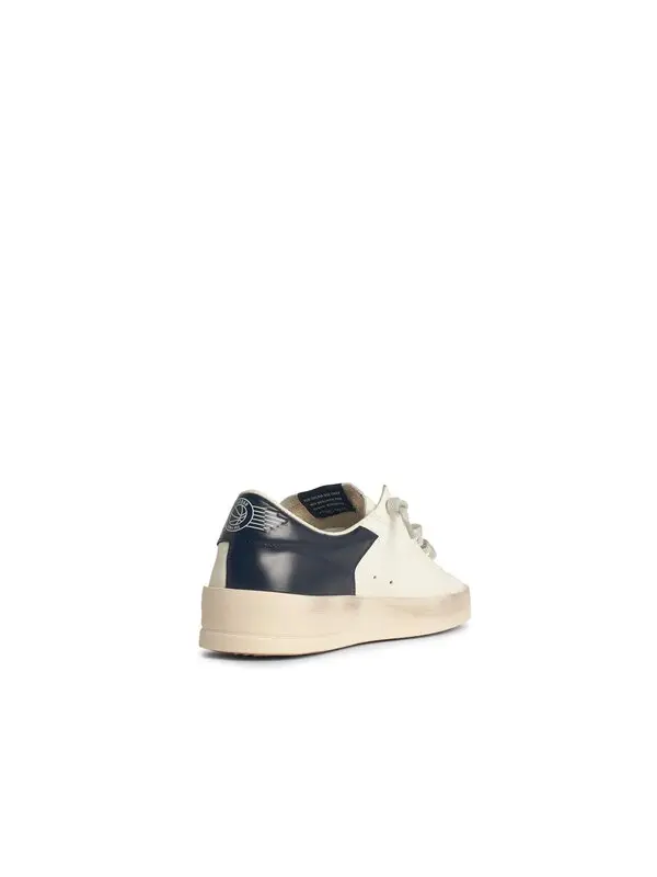 GOLDEN GOOSE Standard Leather Sneakers With Suede Star - White