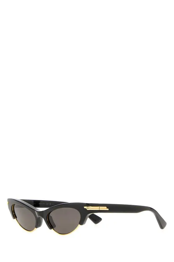 Bottega Veneta Acetate Angle Sunglasses - Black