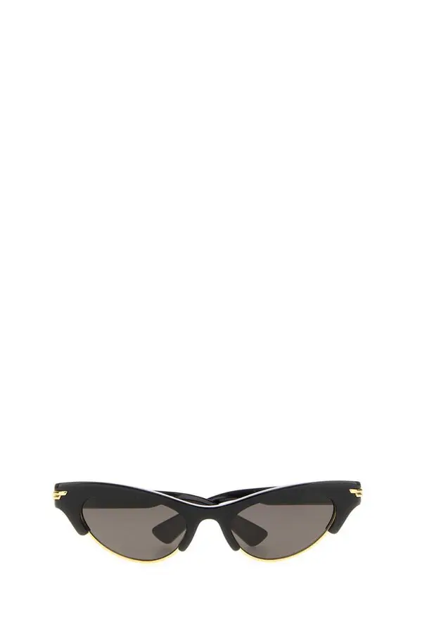 Bottega Veneta Acetate Angle Sunglasses - Black