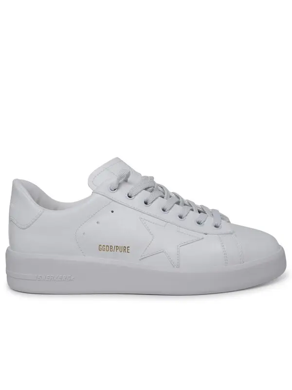 GOLDEN GOOSE Purestar Vegan Leather Sneakers - White