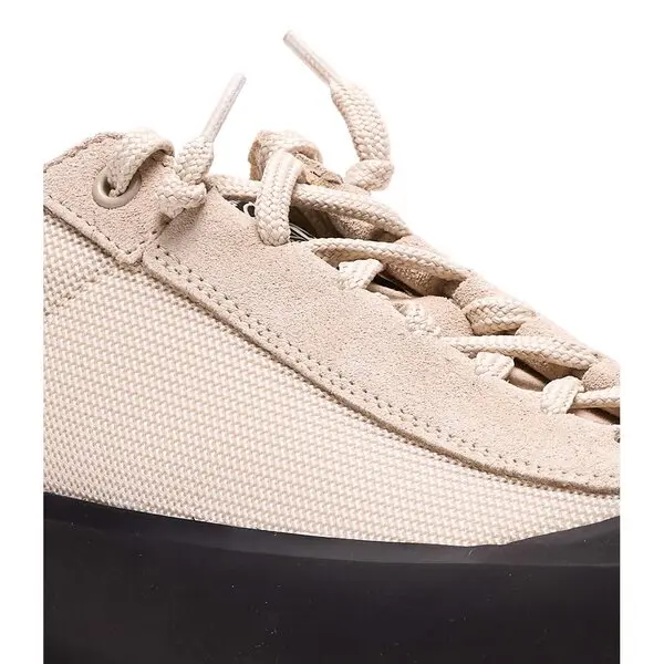 Stone Island Suede And Leather Sneakers Made In Italy
