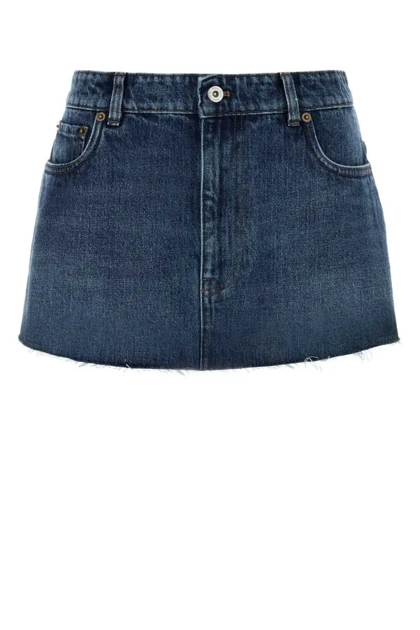 Miu Miu Denim Mini Skirt