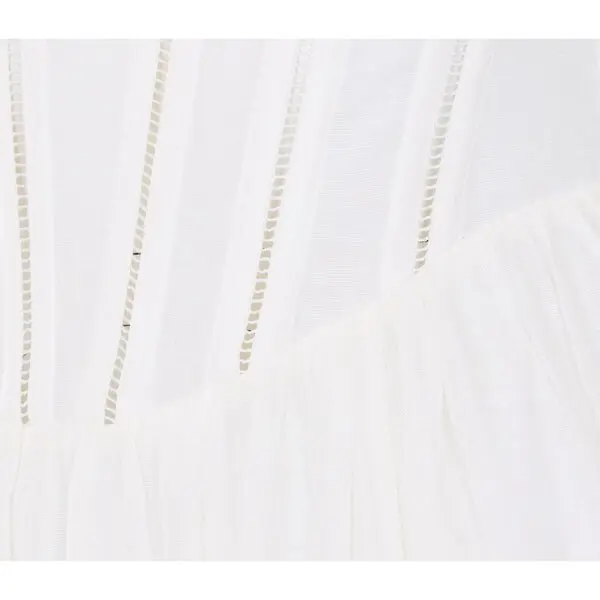 Zimmermann Luna Corset Midi Dress - White