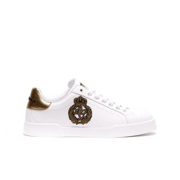 Dolce & Gabbana Portofino Sneakers With Corona Patch
