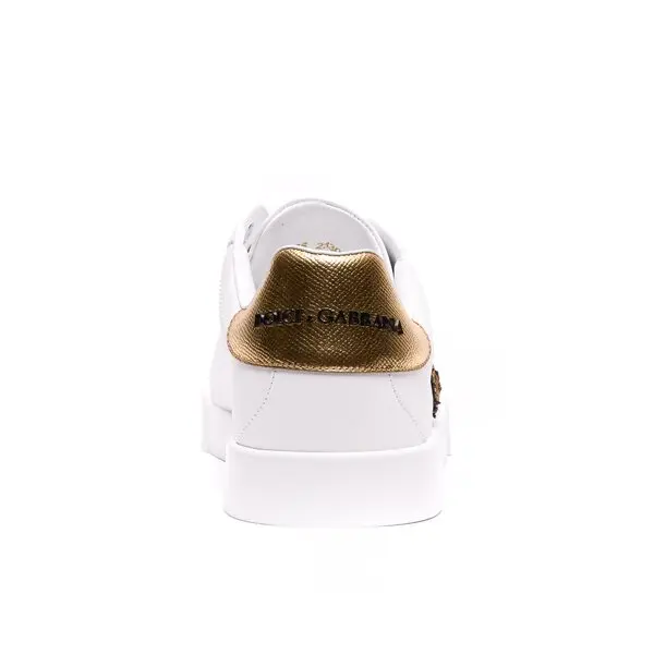 Dolce & Gabbana Portofino Sneakers With Corona Patch